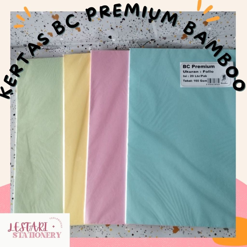 Jual Kertas sertifikat BC Premium F4| Kertas 160g | Kertas Tebal Merk ...
