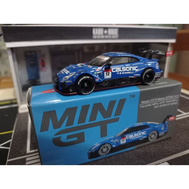 Jual Diecast Mini GT Nissan GTR R35 Nismo GT500 #12 Calsonic no 636 ...