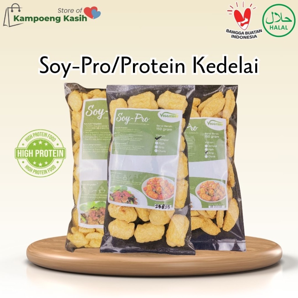 Jual Soy-Pro / Protein Nabati Pengganti Daging / Proteina | Shopee ...