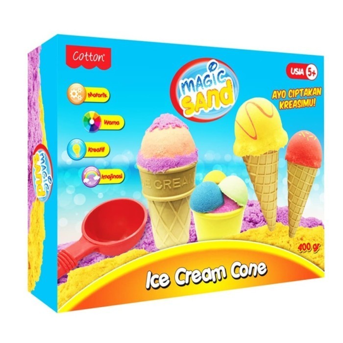 Jual Magic Sand - Ice Cream Cone - Mainan Edukasi - Mainan Anakk ...