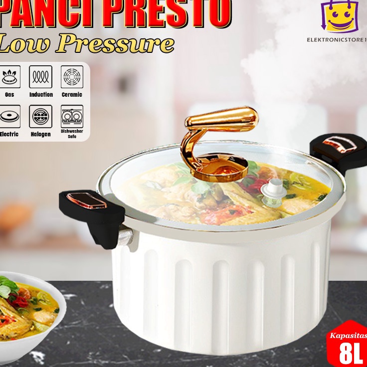 Jual KESEMPATAN EMAS ESPanci Presto Enamel Anti Lengket Pressure Cooker ...