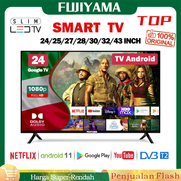 Jual Terkini Smart TV 24/25/27/30/32 Inch TV Android 32 Inch Full HD ...