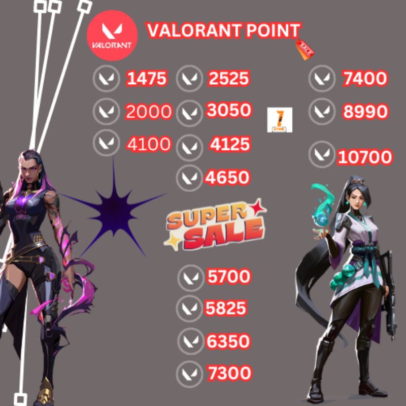 Jual VP Valorant Points - Valo Point v4 | Shopee Indonesia