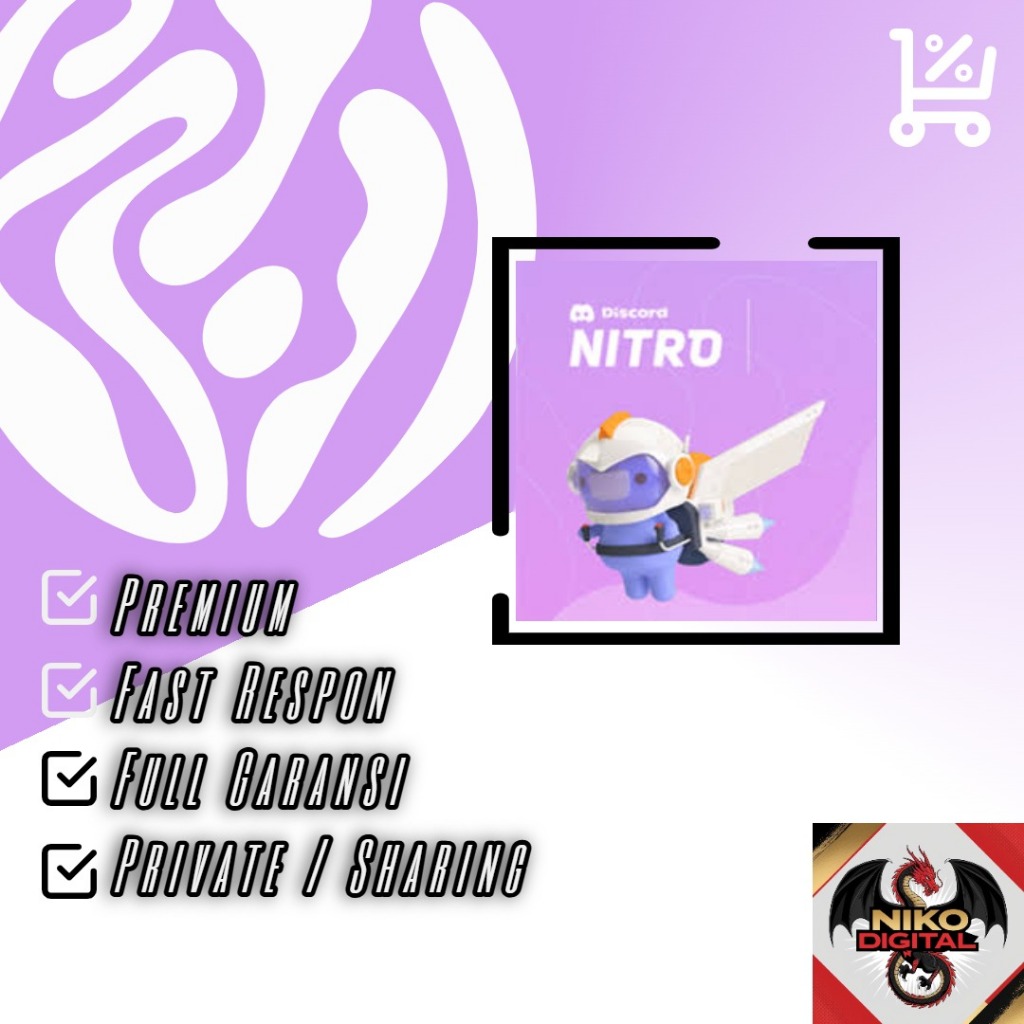 Jual DISCORD NITRO VIA LOGIN 12 BULAN FULL GARANSI PROSES CEPAT ...
