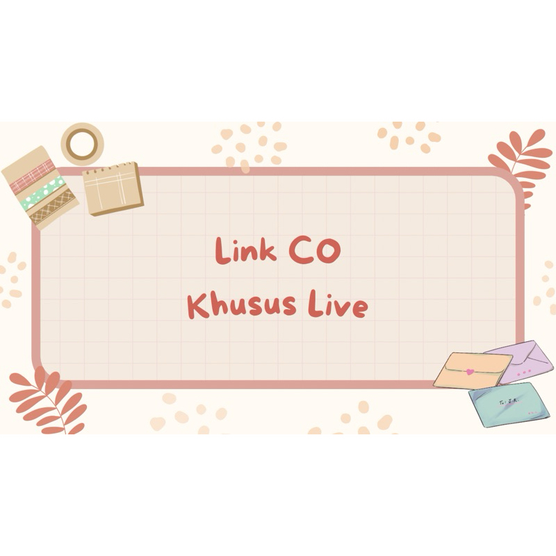 Jual LINK CO KHUSUS LIVE | Shopee Indonesia