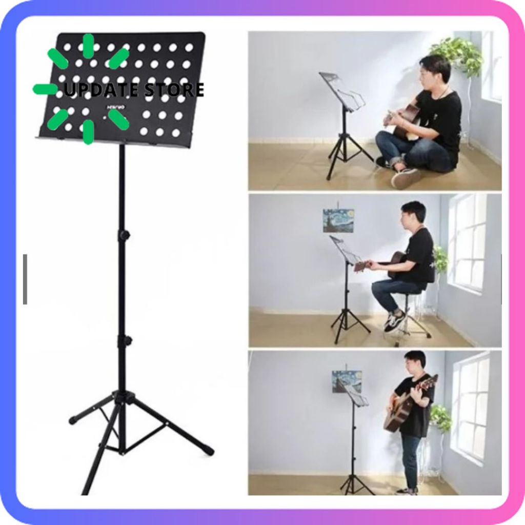 Jual Stand Book Musik Lipat Besar Partitur - Black | Shopee Indonesia