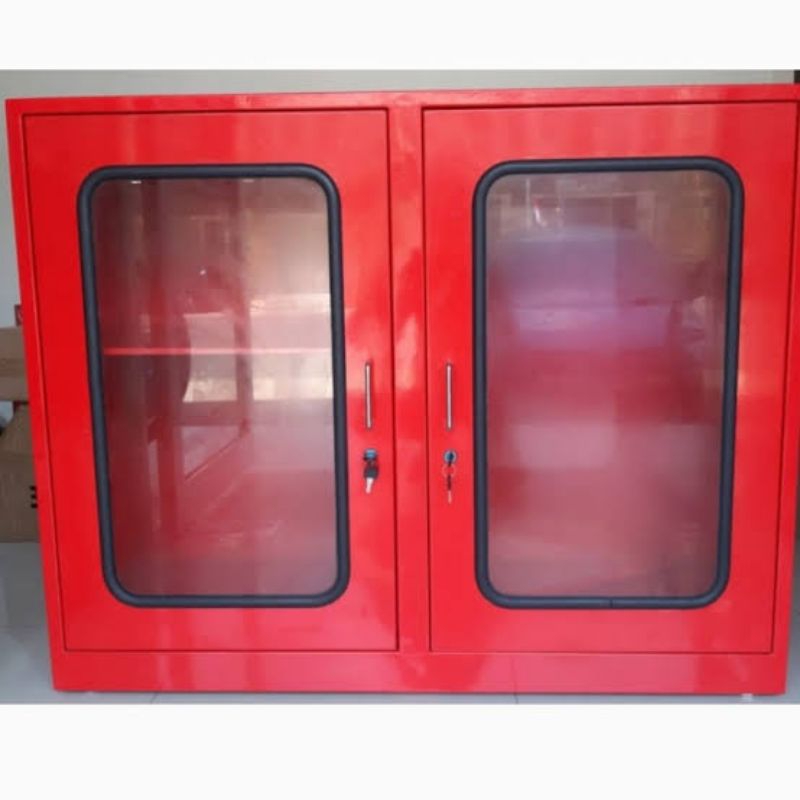 Jual Box Lemari APD / Safety Cabinet Plat Besi Kecil 2 Pintu Ukuran T ...