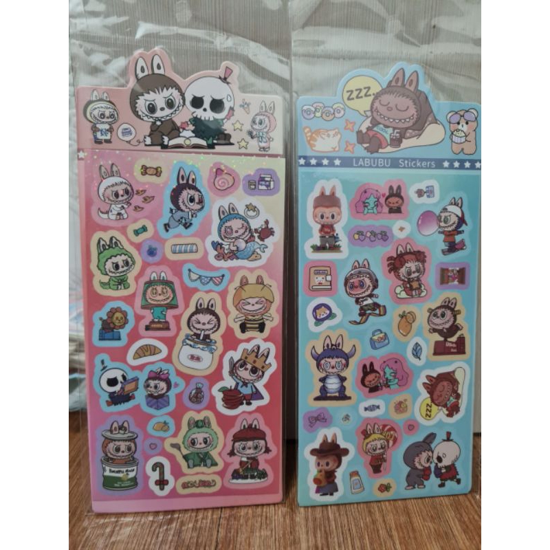 Jual Stiker Labubu blink hologram 1 lembar | Shopee Indonesia