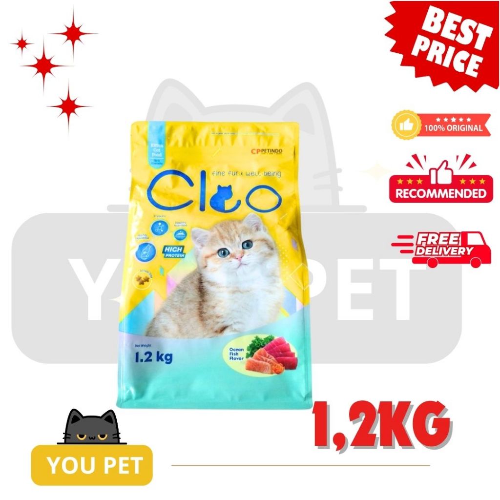Jual CLEO OCEAN FISH KITTEN 1.2kg makanan kucing CLEO kitten FRESH PACK ...