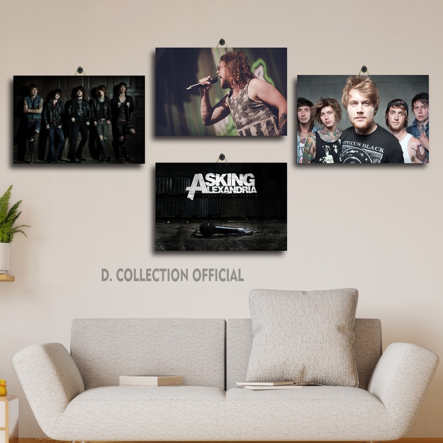 Jual Poster Ruangan Custom Band Vokalis Asking Alexandria | Hiasan ...