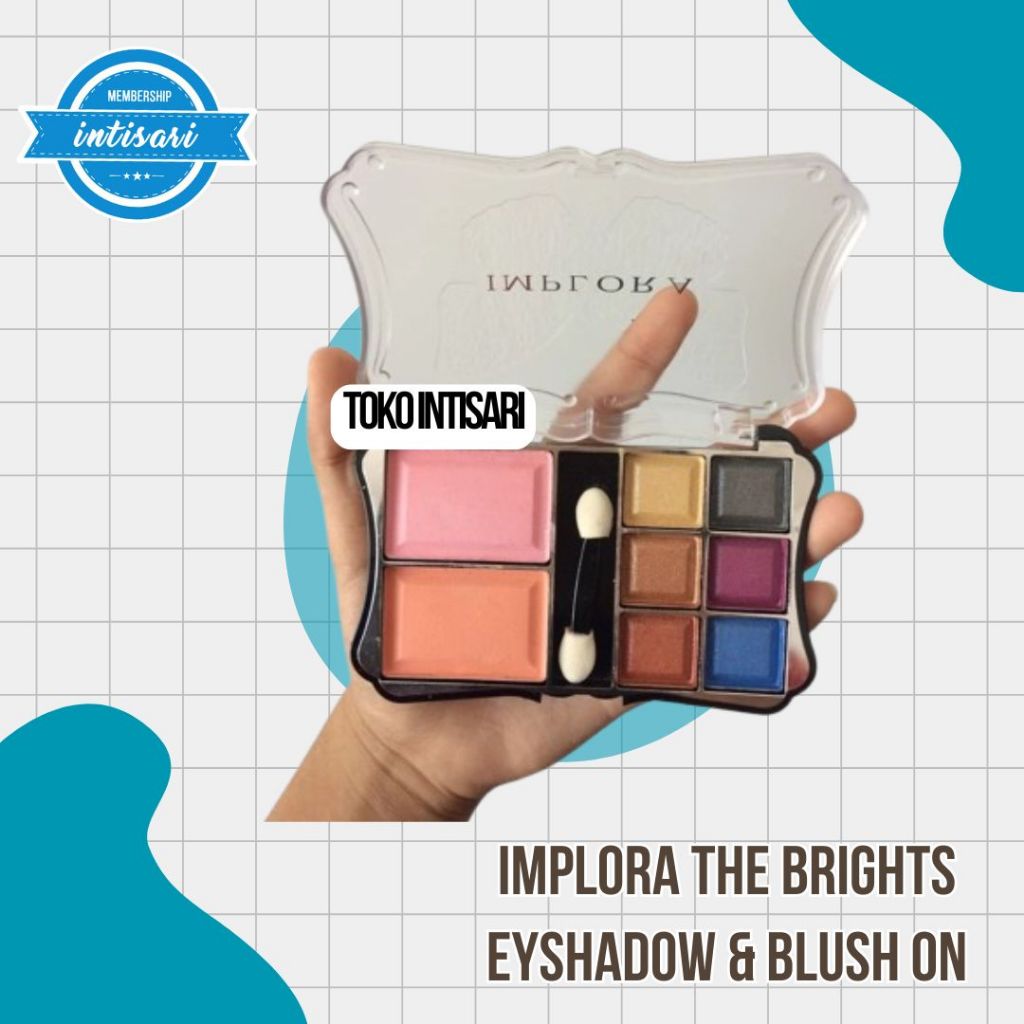 Jual Implora The Brights Eyeshadow & Blush On | Shopee Indonesia