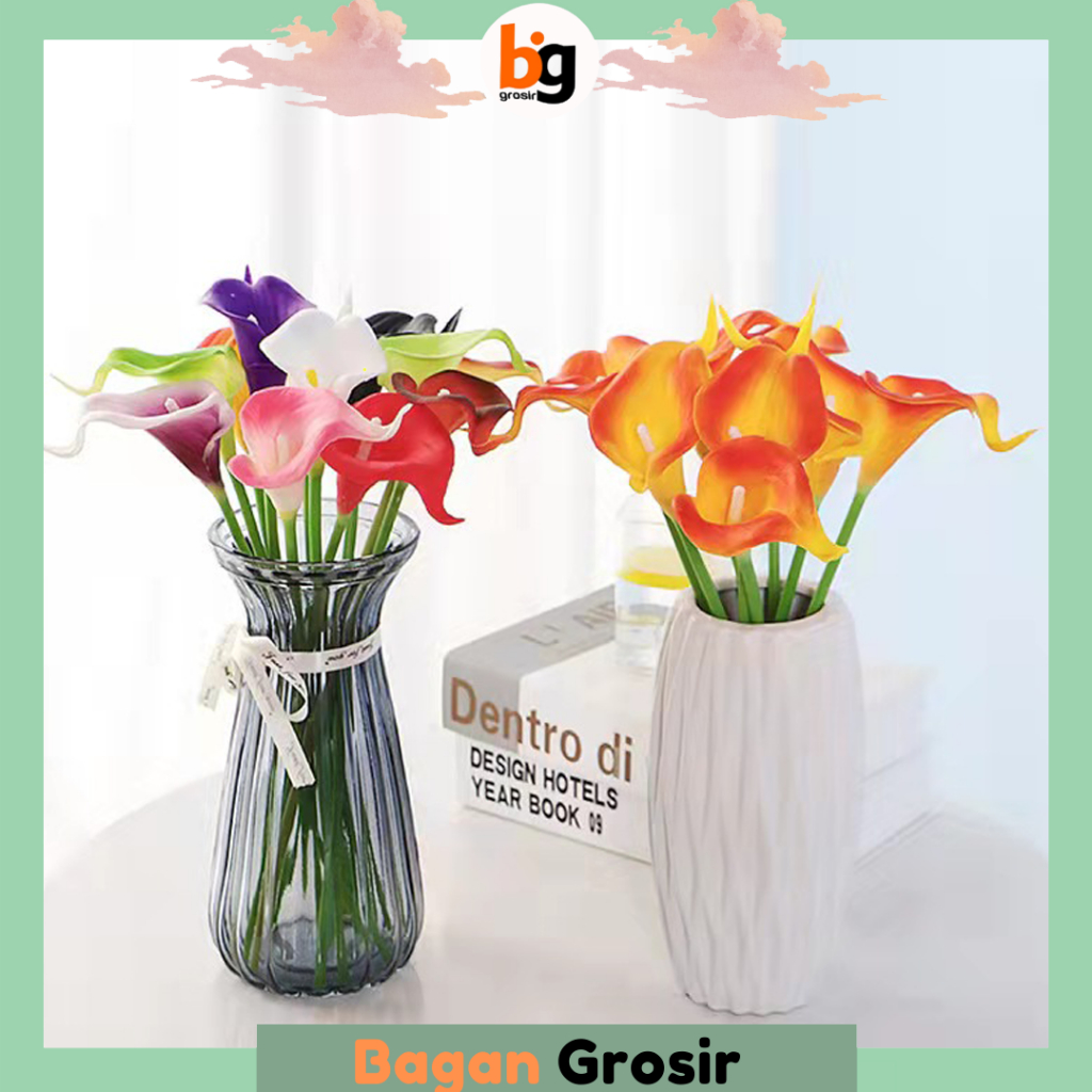 Jual BG Bunga Imitasi Lili Artificial Dekorasi Harga Per 1 tangkai Lili ...