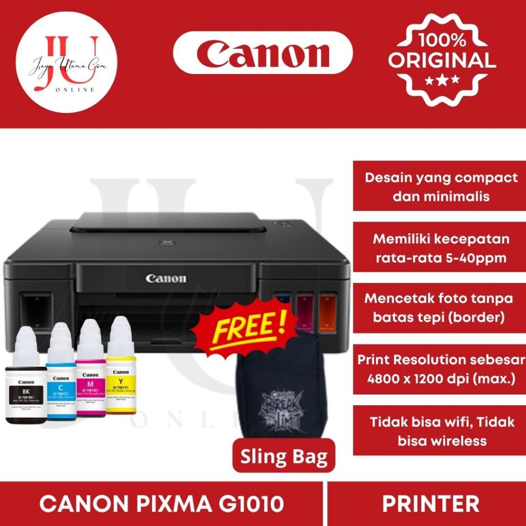 Jual Printer Canon G1010 / Printer Inkjet Canon PIXMA G1010 Original ...