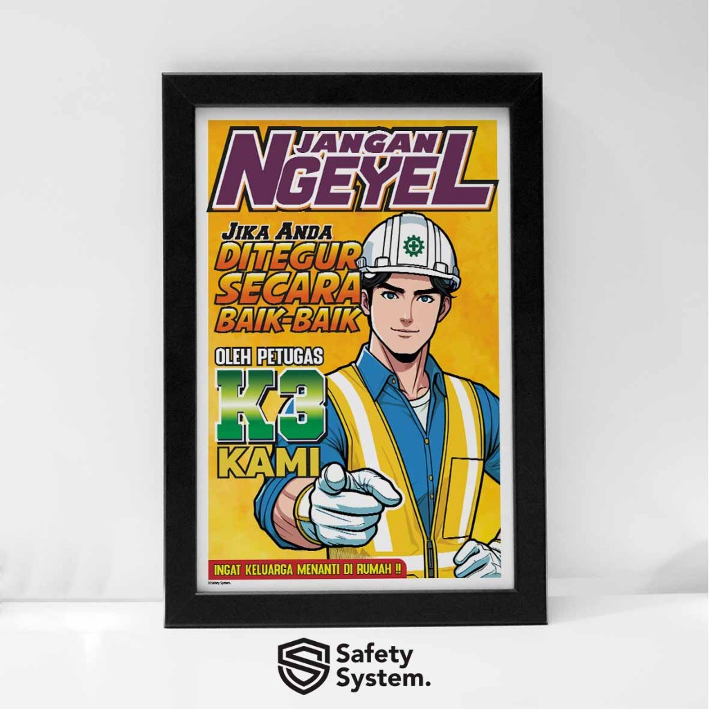 Jual Poster K3 Safety Kesehatan dan Keselamatan Kerja Motivasi Pekerja ...