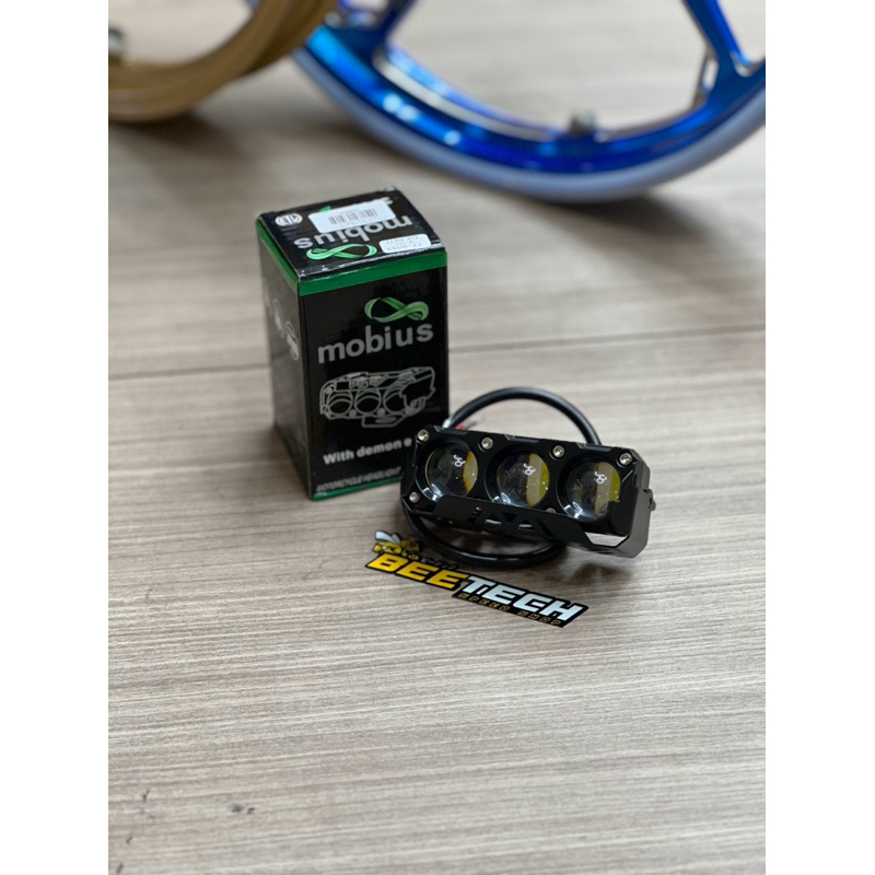 Jual LAMPU TEMBAK SQL 3 MATA + DEVIL UNIVERSAL MOBIUS | Shopee Indonesia
