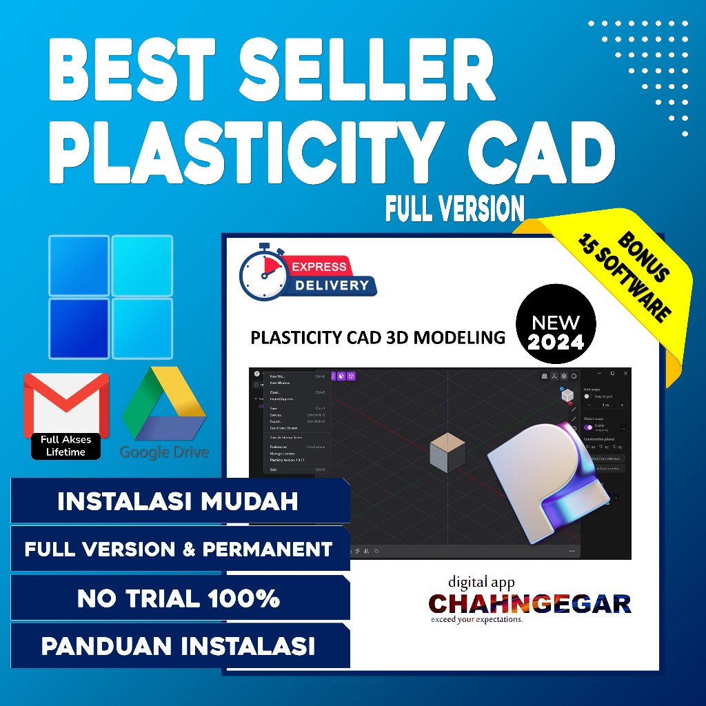 Jual Plasticity CAD for artists Full Software CAD 3D Modeling | Shopee Indonesia