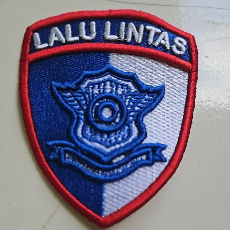 Jual logo polisi lalu lintas terbaru bordir timbul | Shopee Indonesia