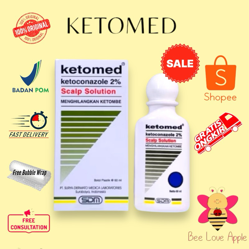 Jual Ketomed SS Shampoo Original 60 ml - Shampo Anti Ketombe dan Jamur ...