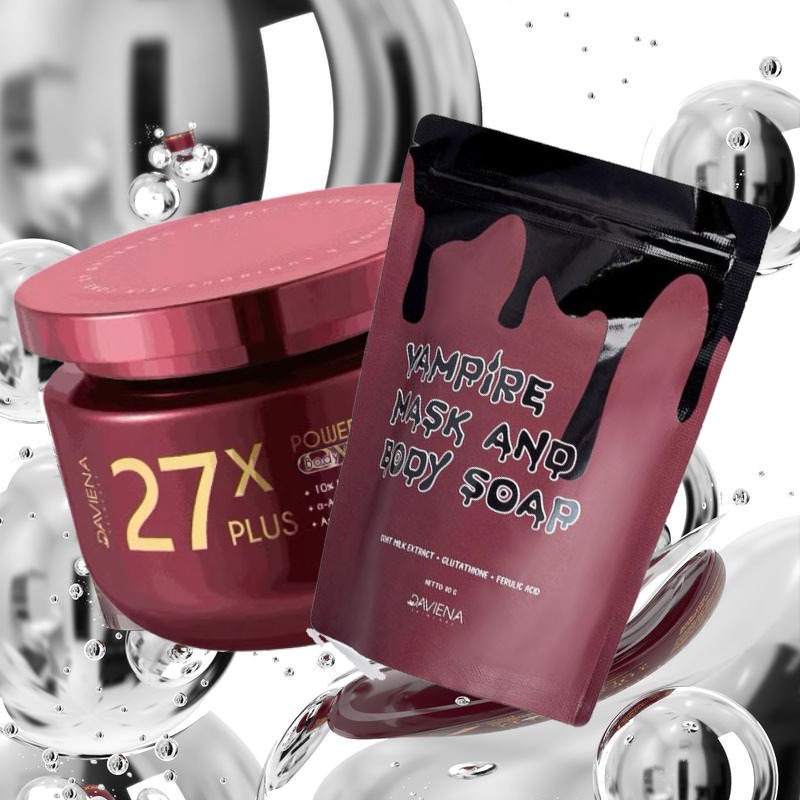 Jual (DAPAT 1+1) HAND BODY DOSTING 27X DAVIENA SKINCARE + VAMPIRE BODY ...