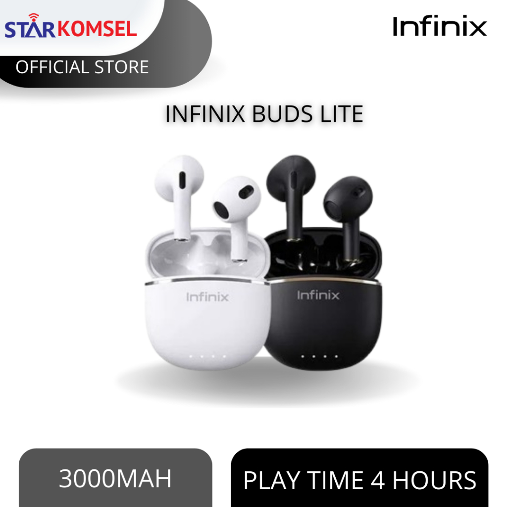 Jual HEADSET BLUETOOTH INFINIX BUDS LITE CLEAR GARANSI RESMI INFINIX ...