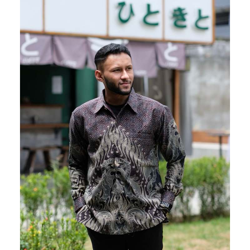 Jual Toko hamid - Baju Batik Pria Lengan Panjang - Katun Dobby ...