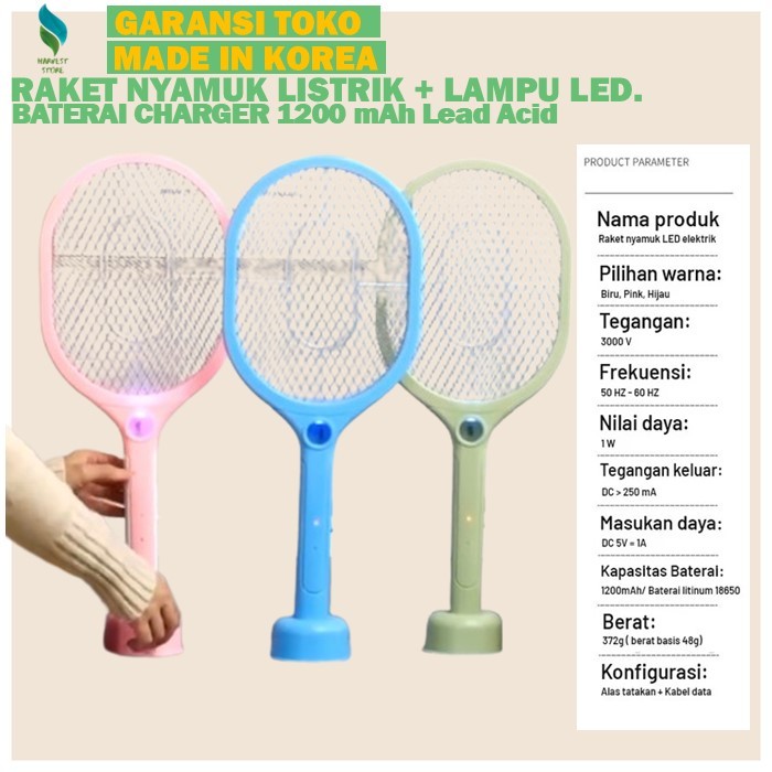 Jual Raket Nyamuk Charger Ori Raket Nyamuk Listrik Reket Nyamuk Listrik ...