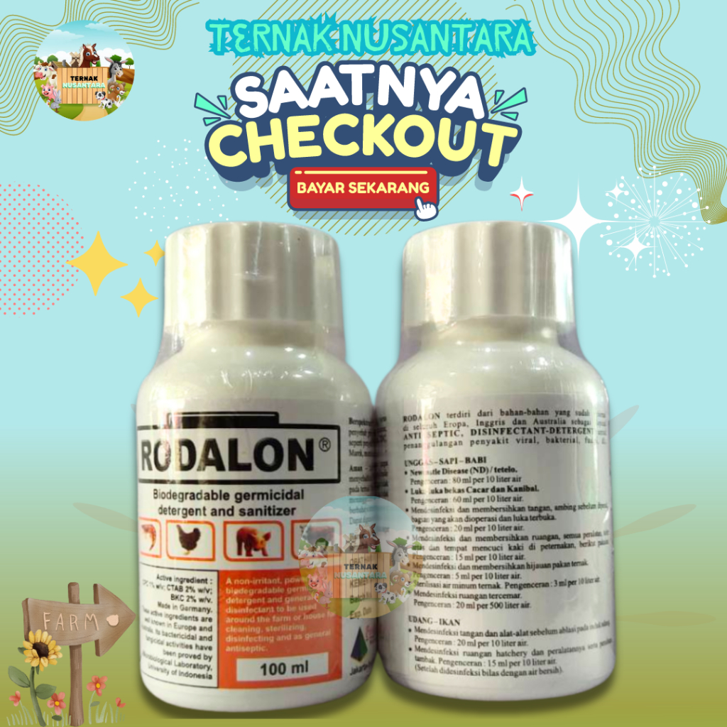 Jual RODALON 100 ML - Disinfektan Pembasmi Virus Kuman Bakteri | Shopee ...