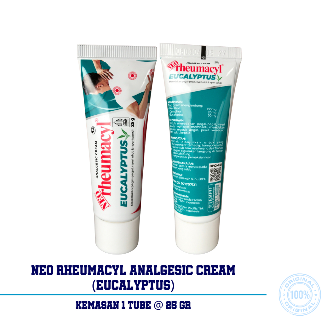 Jual NEO RHEUMACYL ANALGESIC CREAM TUBE UKURAN 25 GRAM | Shopee Indonesia