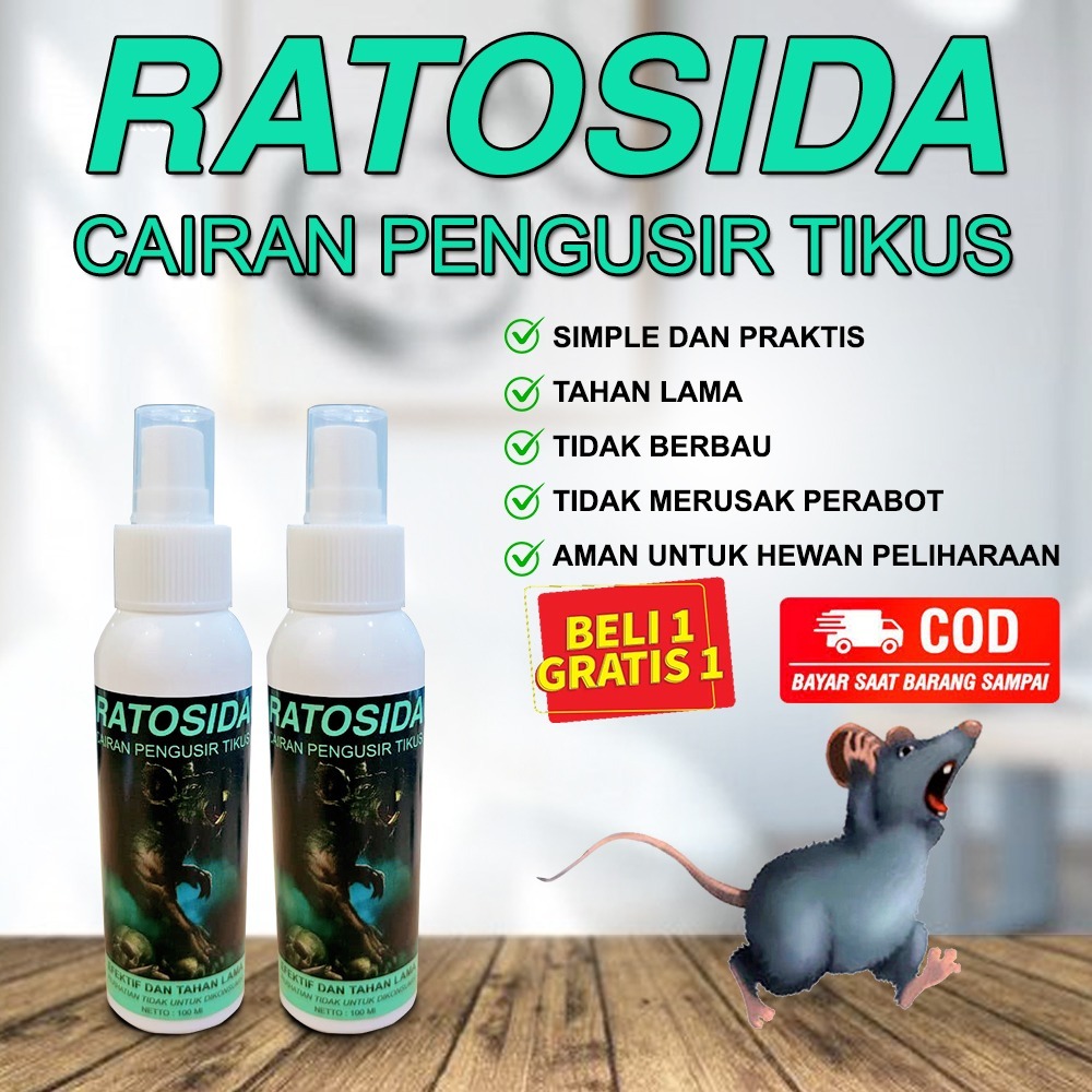 Jual Spray Cair Pengusir Tikus - Rat Repellent - Basmi Tikus - Merk ...