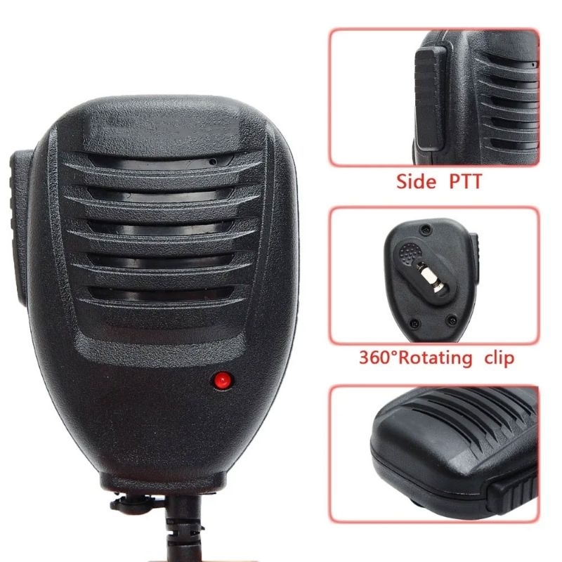 Jual Mic - Speaker - Microphone - push to talk handsfree mic walkie ...