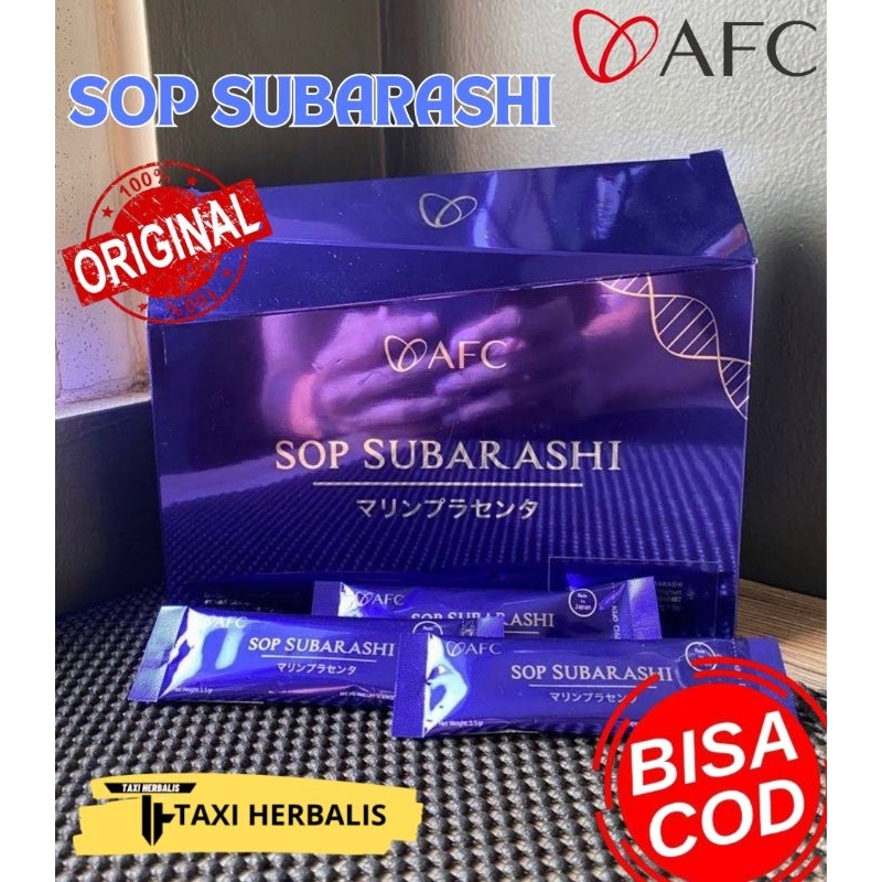 Jual SOP Subarashi AFC Suplemen Jepang Box Segel (28 Sachet) Asli Japan ...