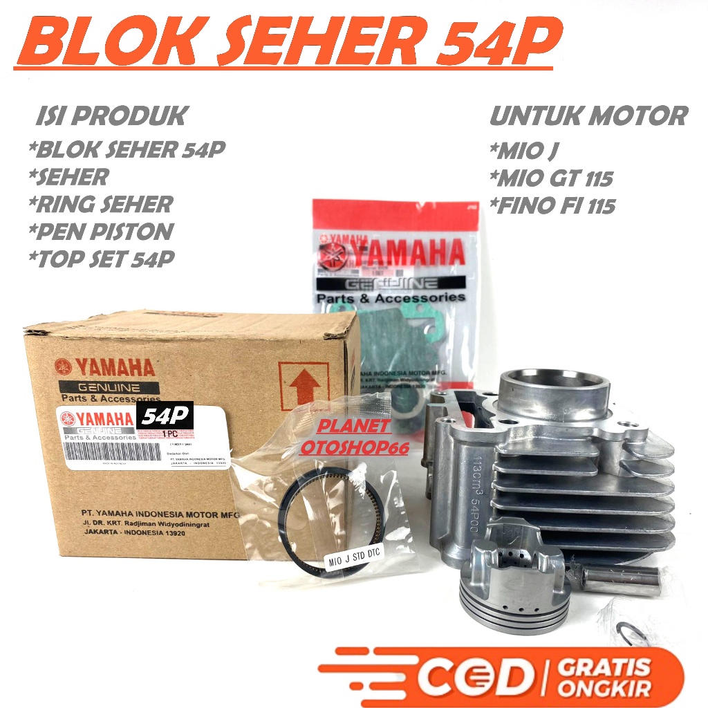 Jual BLOK SEHER 1 SET + TOP SET 54P MIO J / MIO GT 115 / SOUL GT 115 ...