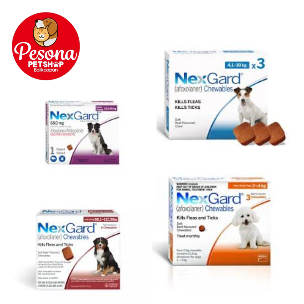 Jual NEXGARD DOG - OBAT KUTU ANJING (PER TABLET) | Shopee Indonesia
