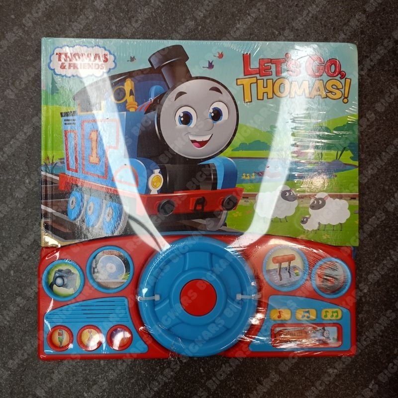 Jual Thomas and Friends LET'S GO THOMAS ALL ENGINES GO Board Book Buku Cerita Anak Berbunyi ...