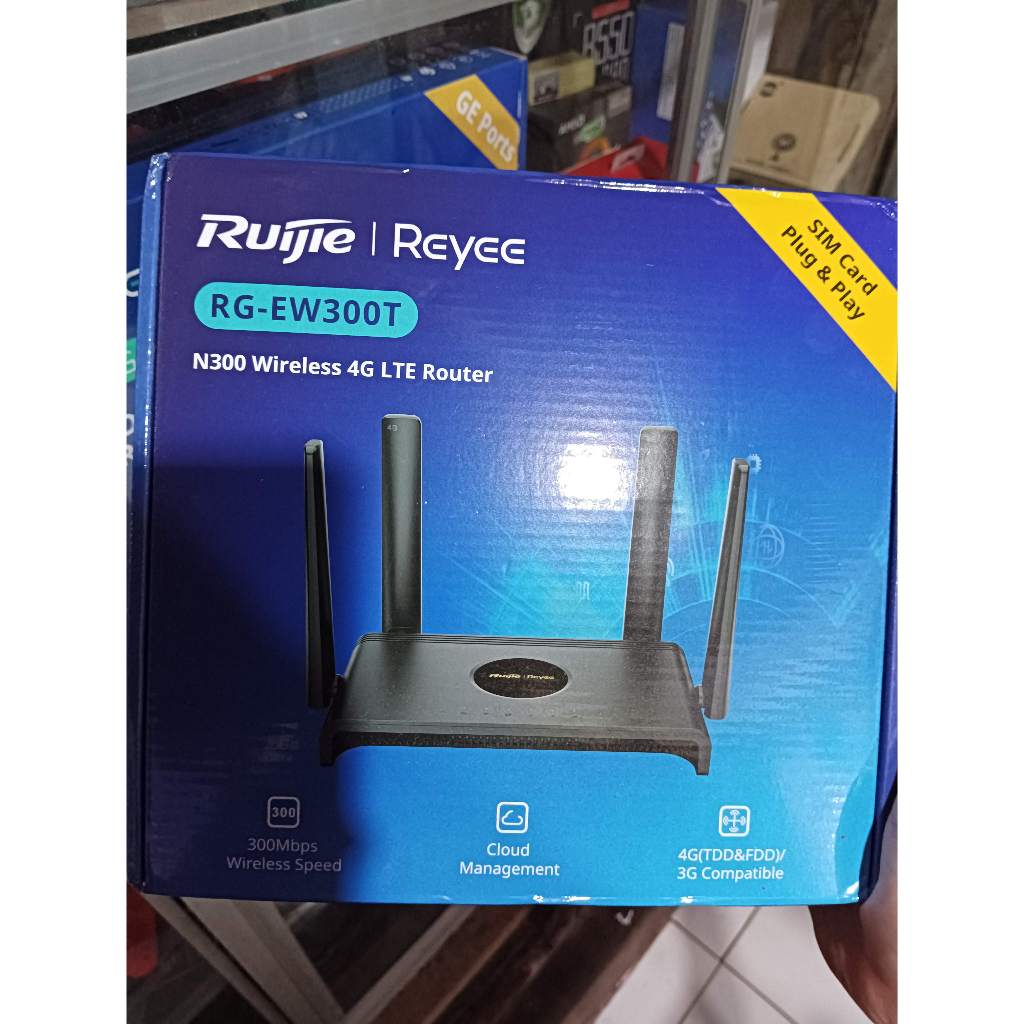 Jual RUIJIE REYEE RG-EW300T Wireless WiFi 4 N 4G LTE Router | Shopee ...