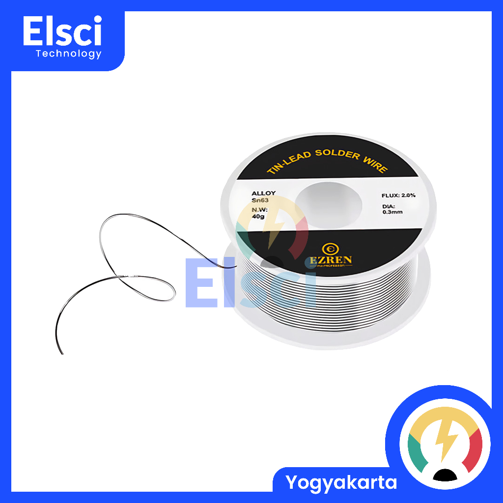 Jual Ezren Timah Solder Gulung Flux 0.3mm | Shopee Indonesia