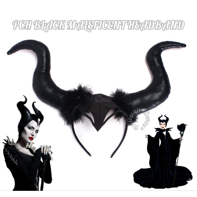 Jual Bando Maleficent / Bando Halloween / Devil Headband / Bando Tanduk ...