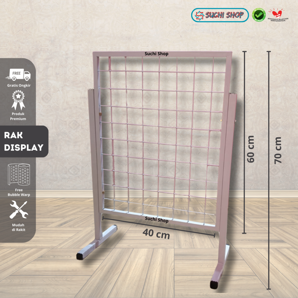Jual Rak Display Ram Aksesoris UKURAN : 40x60 | Shopee Indonesia
