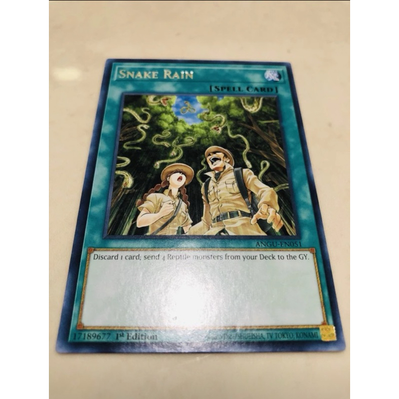 Jual kartu yugioh original snake rain rare | Shopee Indonesia