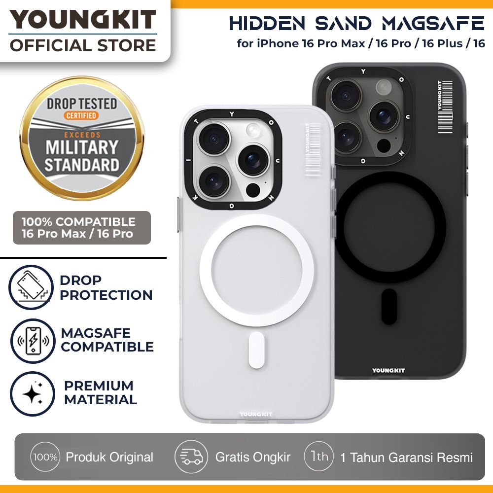 Jual Youngkit Hidden Sand Magsafe Case iPhone 16 Pro Max / 16 Pro ...