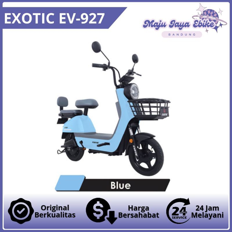 Jual Sepeda Listrik Exotic EV-927 500Watt 48V / 12Ah Garansi Resmi ...