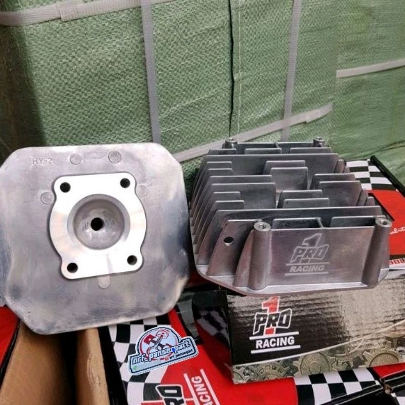 Jual CYLINDER HEAD YZ125//BLOK HEAD YAMAHA Y 125 Z//YZ 125 PRO 1 RACING ...