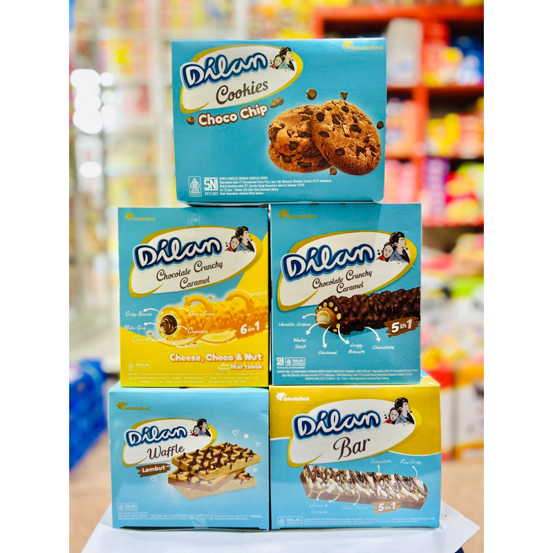 Jual DILAN CHOCO CHIP | DILAN CRUNCHY CARAMEL | DILAN CHEESE, CHOCO ...