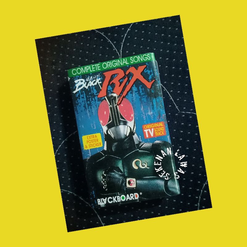 Jual Kaset Ost Ksatria Baja Hitam Black RX Original Songs Japan Version ...