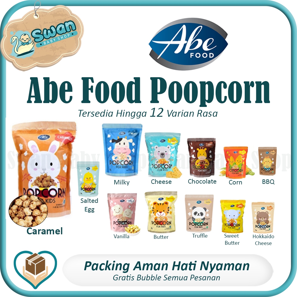 Jual Abe Popcorn Snack MPASI - Snack Bayi - Snack Anak - Popcorn Abe ...