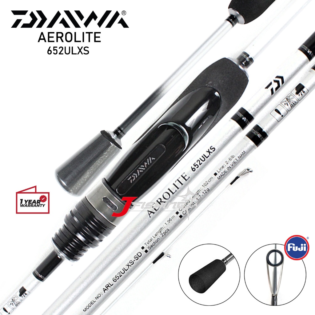 Jual Joran UL DAIWA AEROLITE 652ULXS | 704LXS | Ultra Light | UL | Spinning | Sambung 2 ...