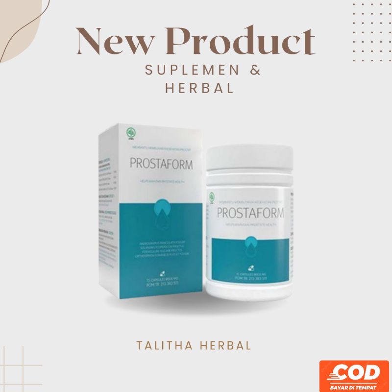 Jual PROSTAFORM OBAT ATASI PROSTAT HERBAL ASLI ORIGINAL | Shopee Indonesia