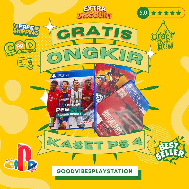 Jual KASET GAMES PS 4 ORIGINAL BY SONY | Shopee Indonesia