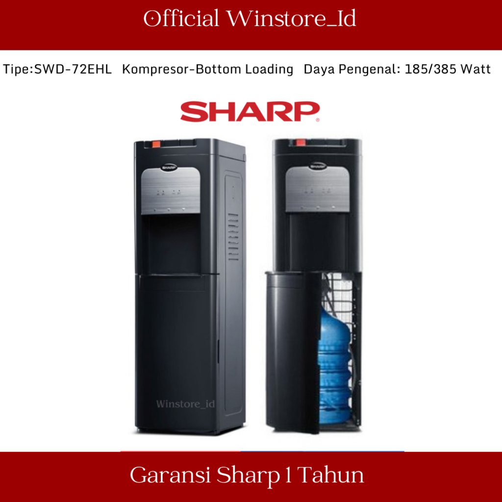 Jual [ORIGINAL] SHARP DISPENSER SWD-72EHL GALON BAWAH GARANSI MEREK ...