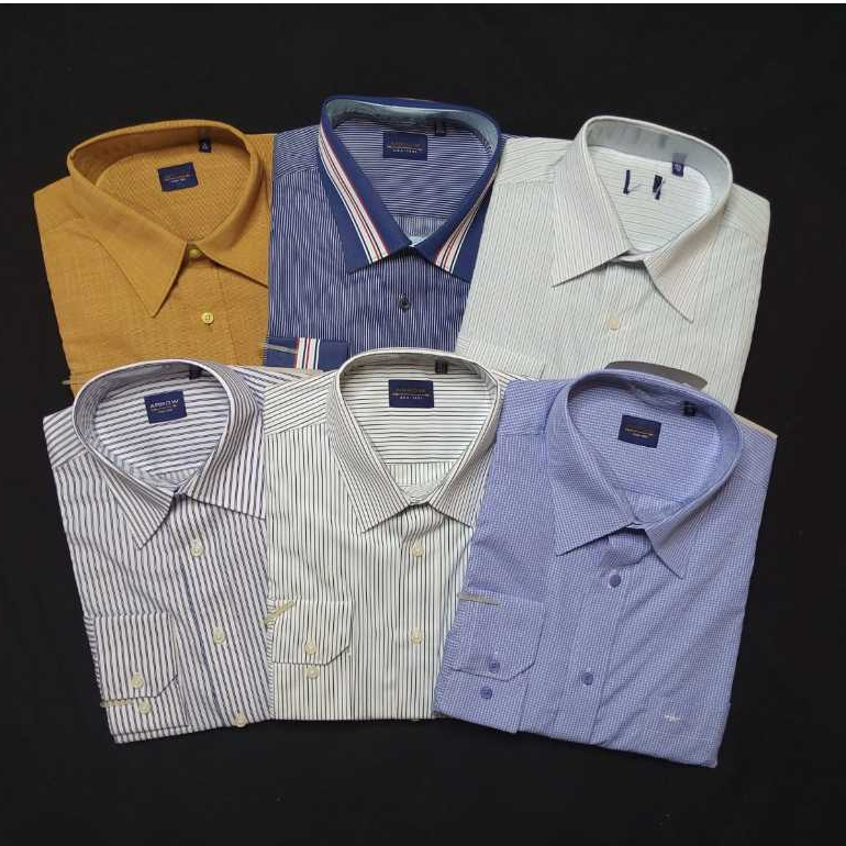 Jual Kemeja Formal Pria Lengan Panjang Varian Motif Reguler Fit Arrow & Cole & Stanley Adams ...